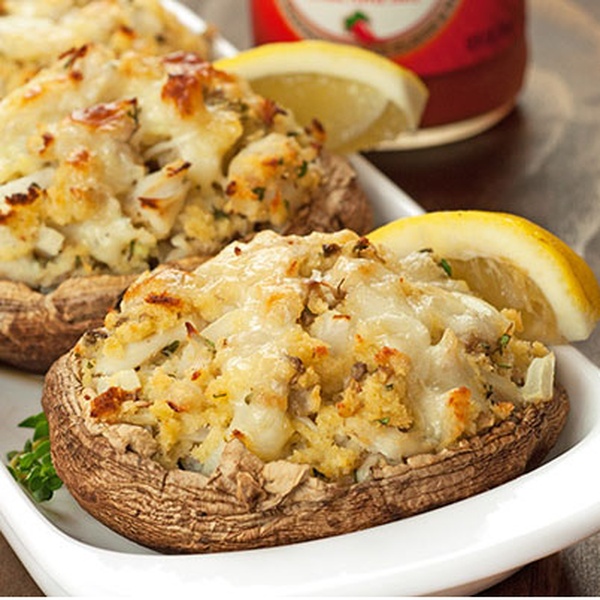 Crab Stuffed Portobello Mushrooms - Recipe Library - WOW Food Library