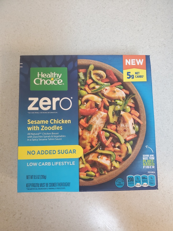 Healthy Choice Zero Sesame Chicken with Zoodles - Food Library - WOW ...