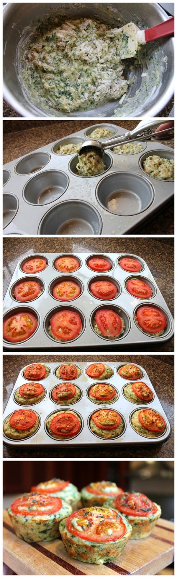 Cheesy Spinach Muffins - Recipe Library - WOW Food Library