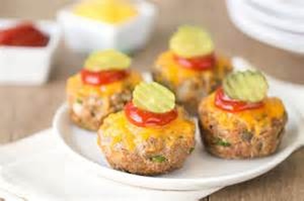 Cheeseburger Mini Meatloaves - Recipe Library - WOW Food Library