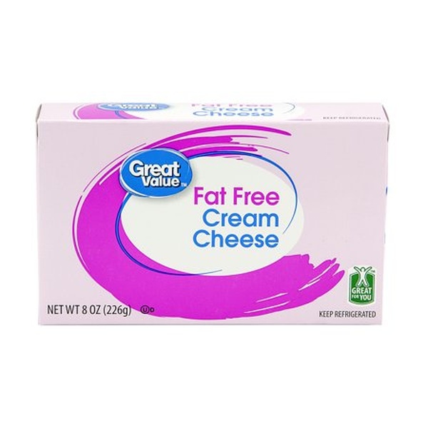 Great Value Fat Free Cream Cheese - Food Library - WOW Food Library