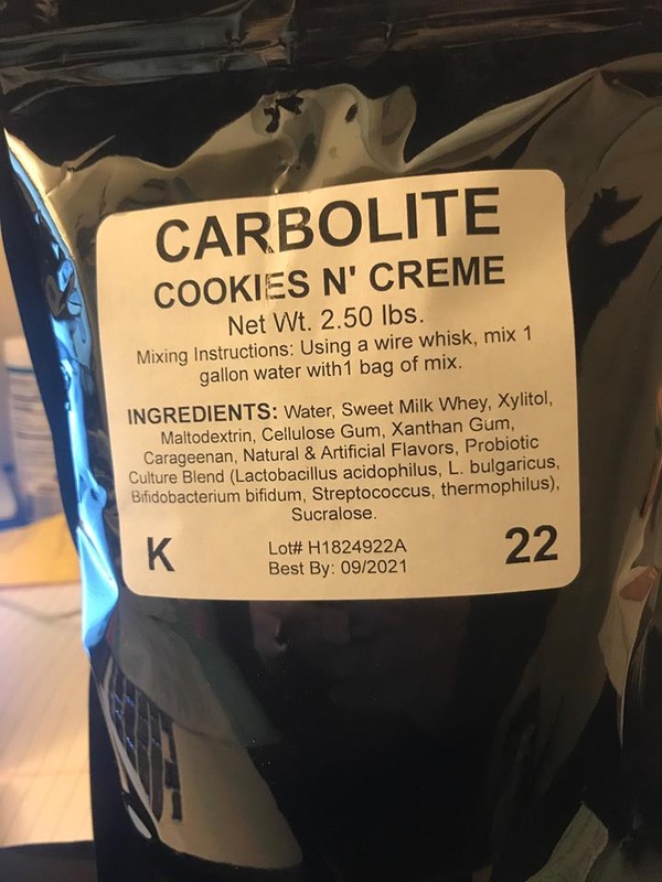 Carbolite Ice Cream Mix (any flavor) - Food Library - WOW Food Library