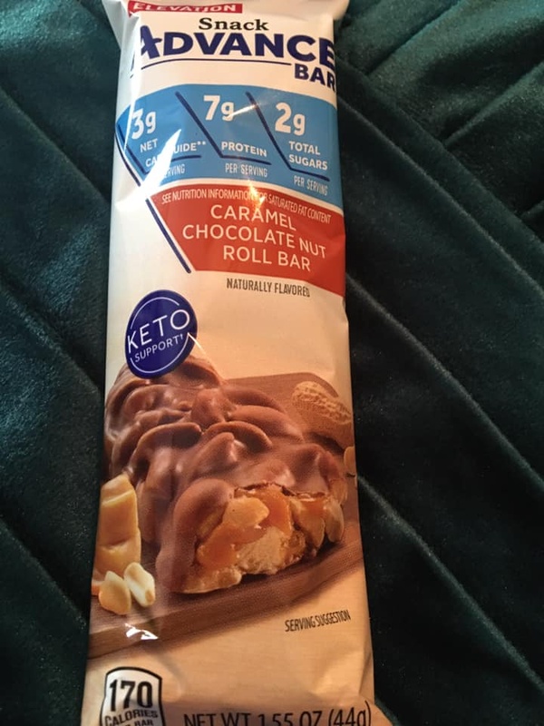 Elevation Snack Advance Bar - Caramel Chocolate Nut Roll Bar - Food ...