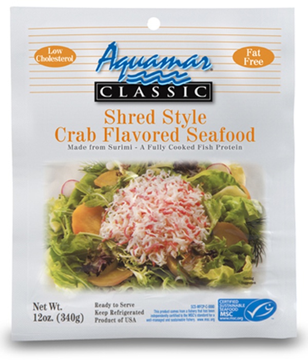 Aquamar Classic Shred Style Crab Flavored Seafood - Food Library - WOW ...