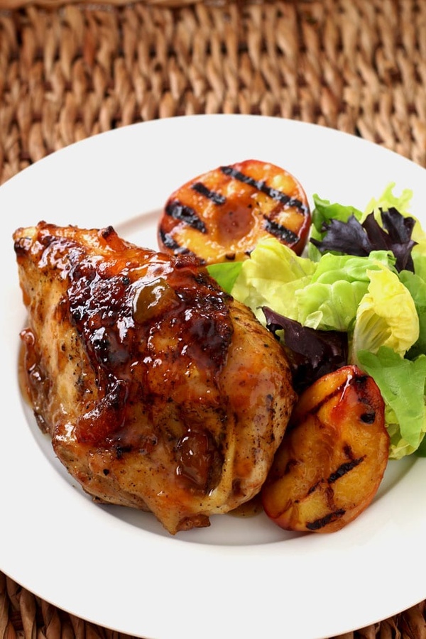 Chicken Breasts with Peach Glaze - Recipe Library - WOW Food Library
