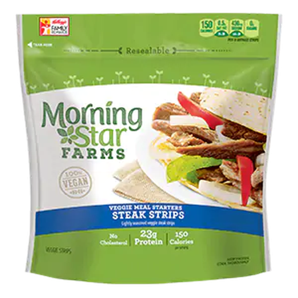 MorningStar Farms Veggie Meal Starters - Steak Strips - Food Library ...