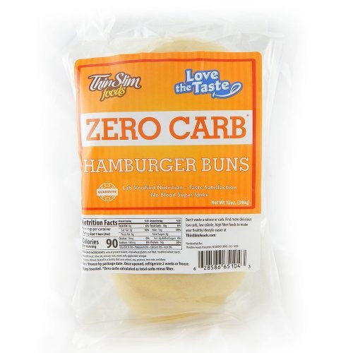 Thin Slim Foods Love the Taste Zero Carb Hamburger Buns - Food Library ...