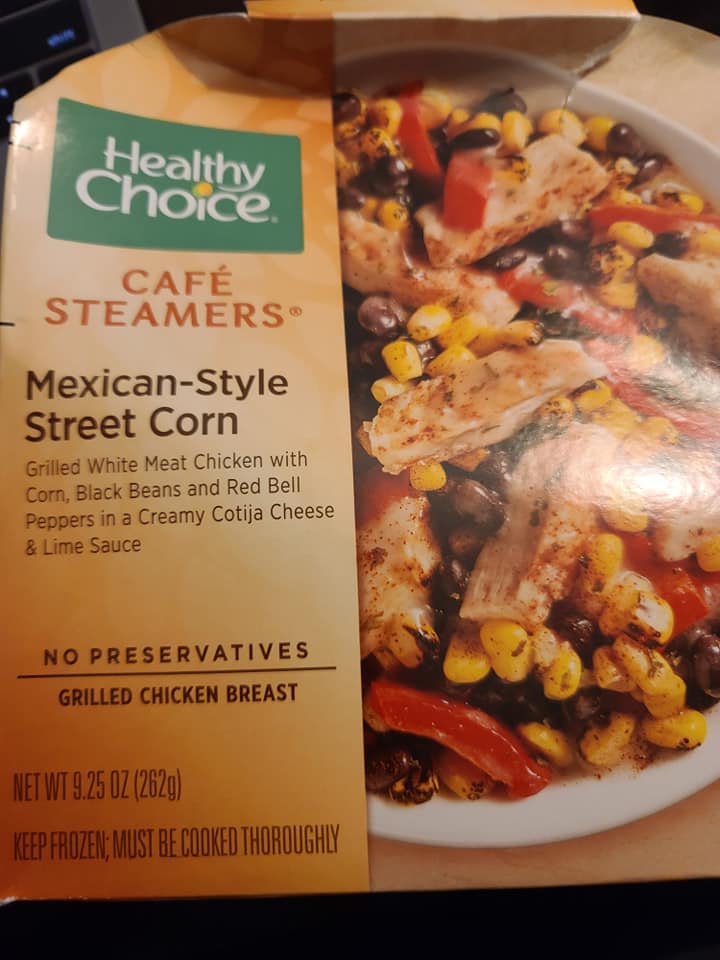 Healthy Choice Cafe Steamers Mexican-Style Street Corn - Food Library ...