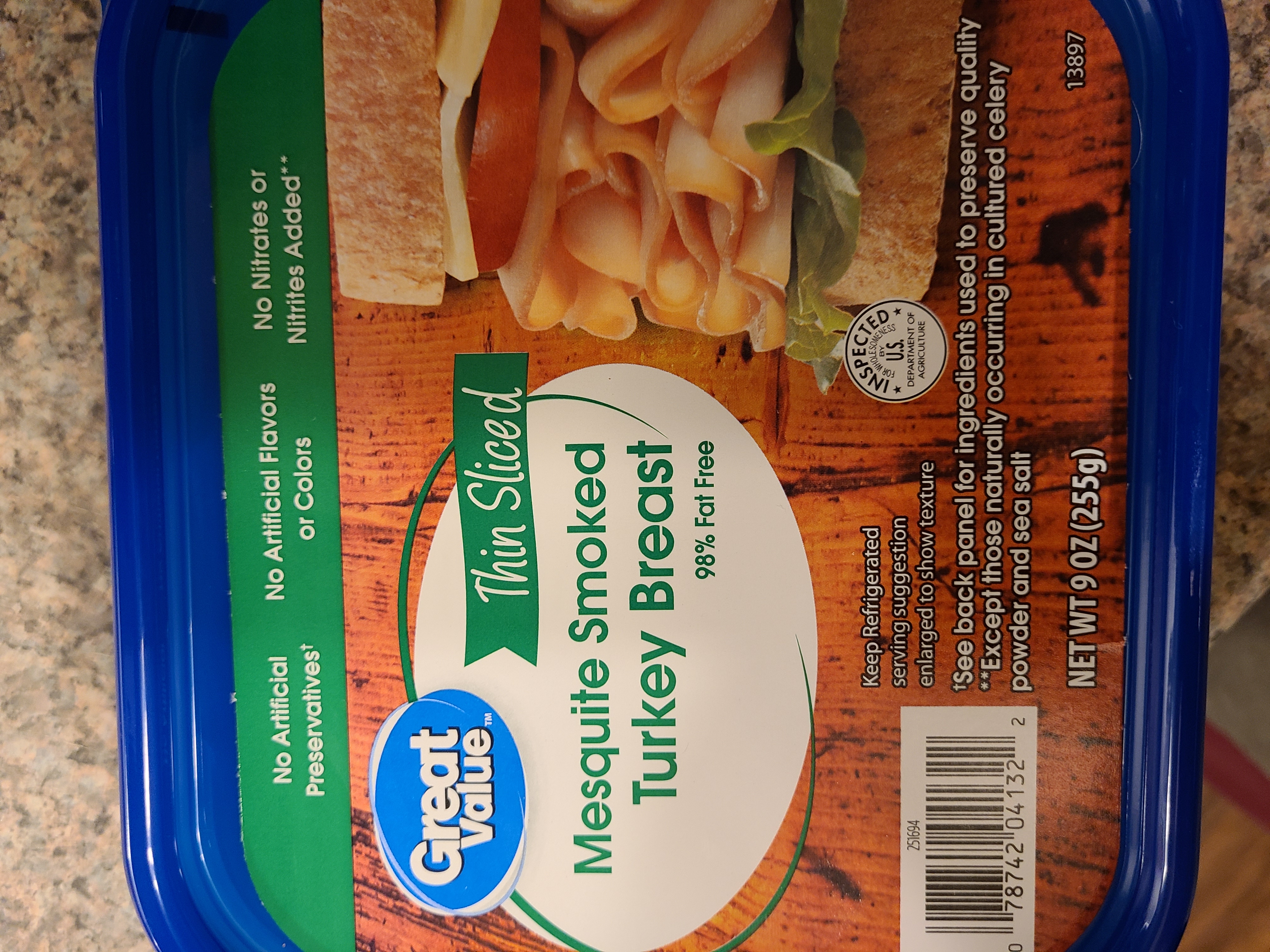 Great Value Mesquite Smoked Turkey Breast - Food Library - WOW Food Library