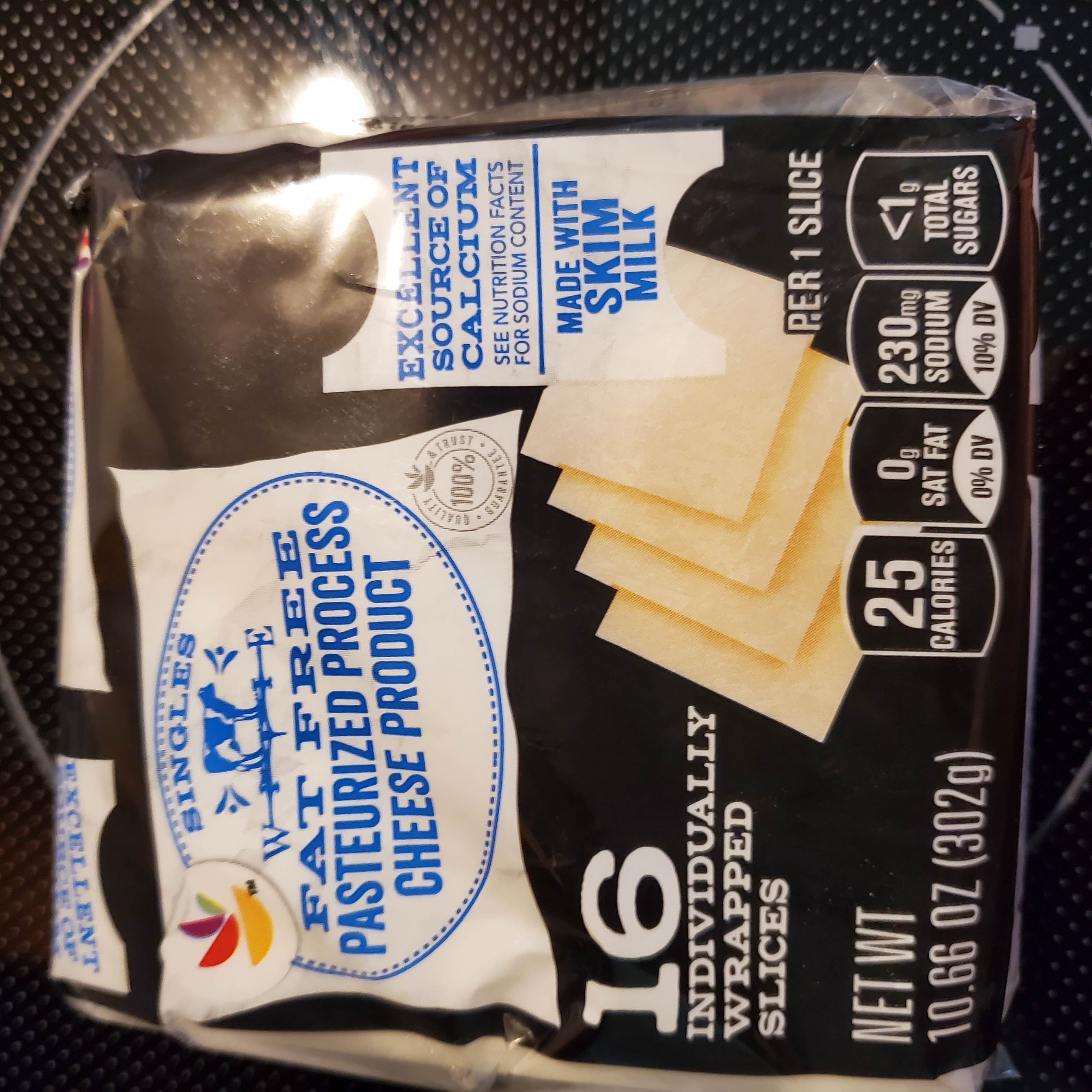 Giant Fat Free Pasteurized Processed Cheese Product Sliced - Food ...