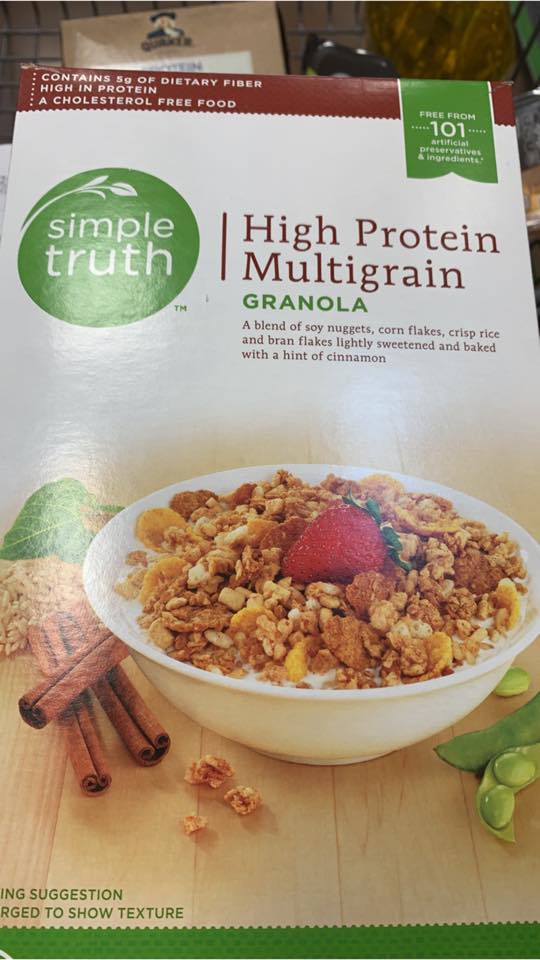 Simple Truth High Protein Multi Grain Granola - Food Library - WOW Food ...