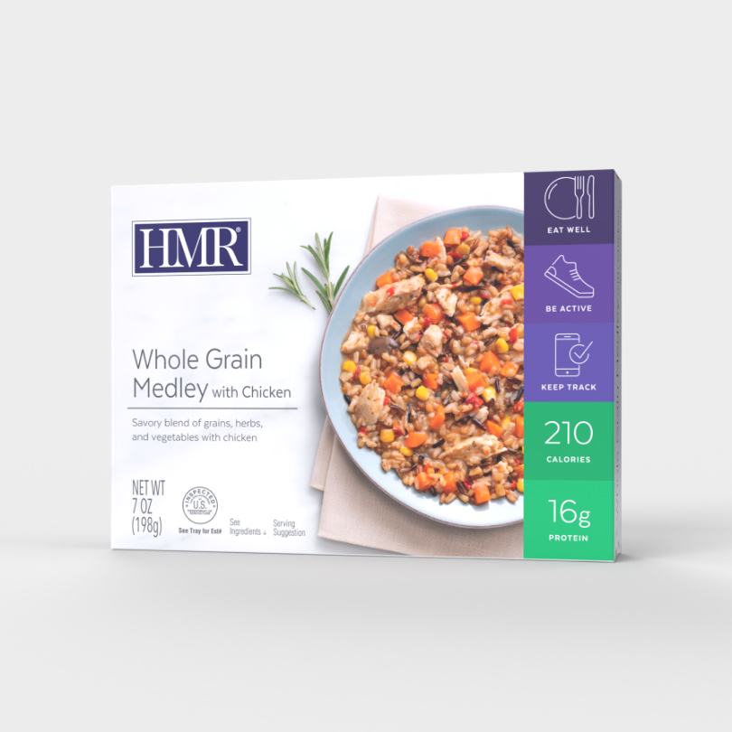 HMR Whole Grain Medley with Chicken - Food Library - WOW Food Library
