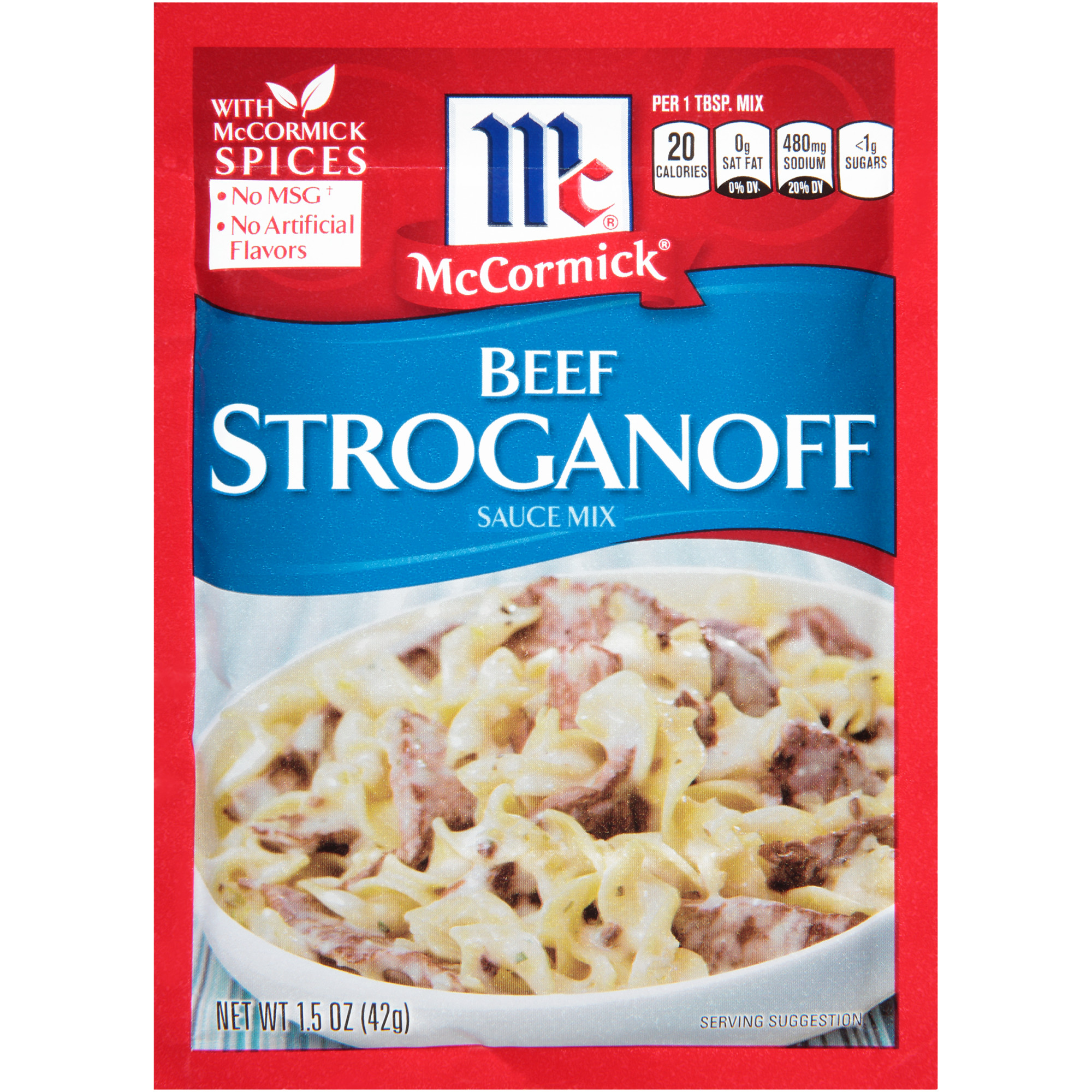 McCormick Beef Stroganoff Sauce Mix - Food Library - WOW Food Library